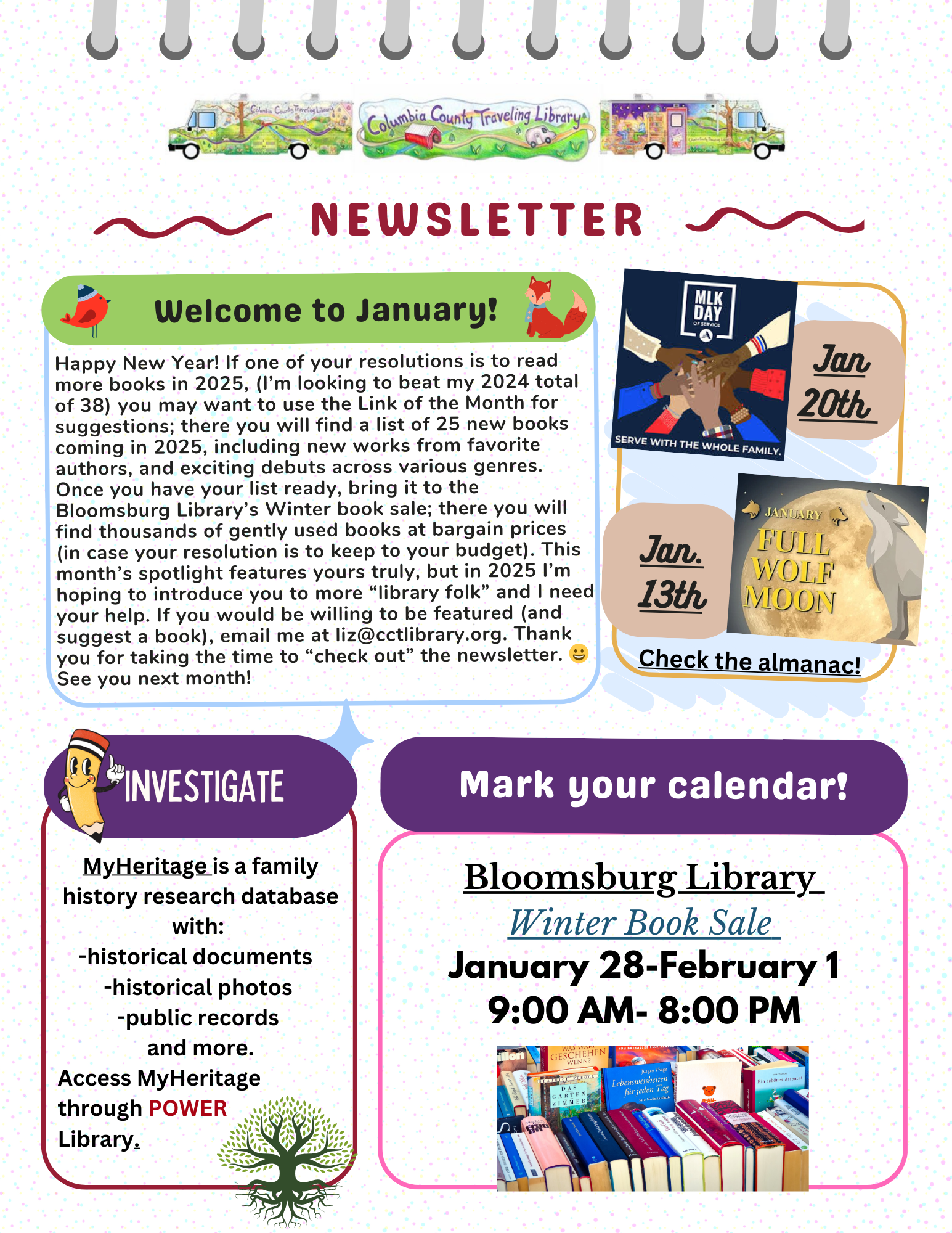 Columbia County Traveling Library