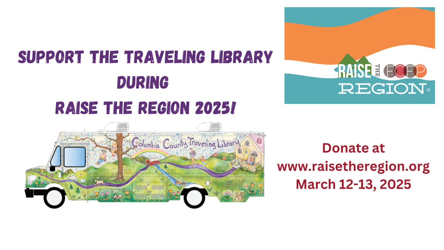 Raise the Region – Columbia County Traveling Library